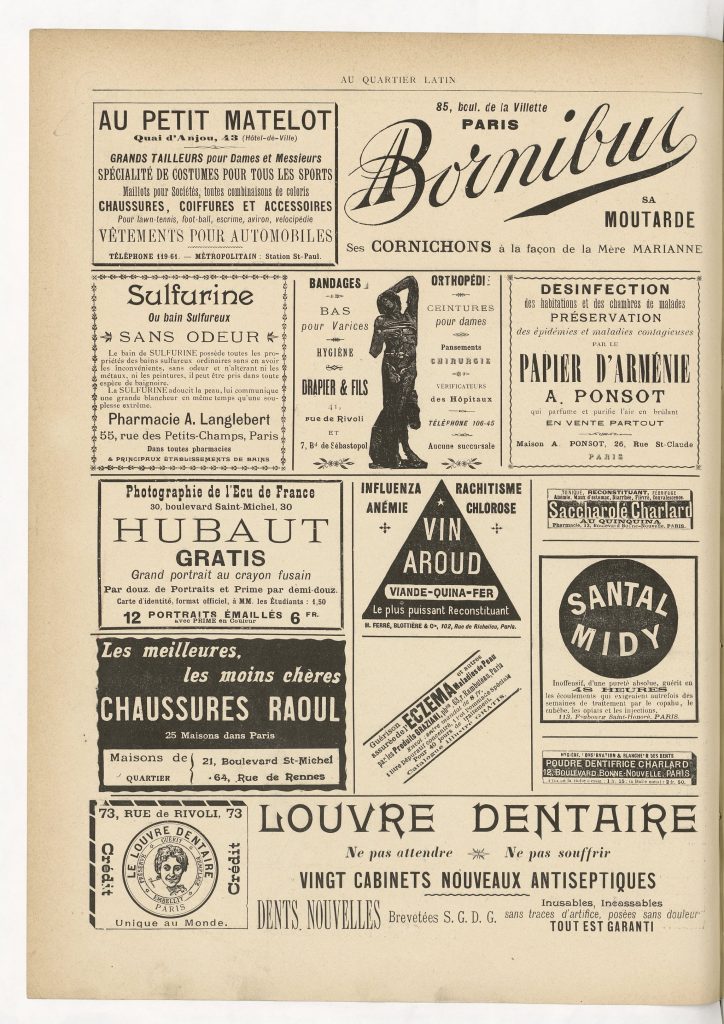 1901 – Au Quartier latin : organe de la cavalcade des étudiants ...